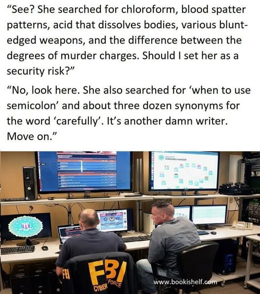 How writers get away with murder - 9GAG