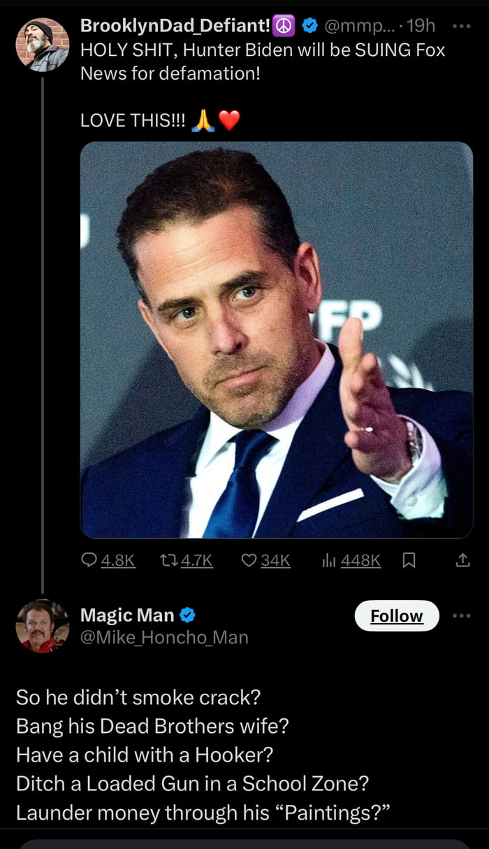 If I were him, I’d tell the Big Guy on Fox News… - 9GAG