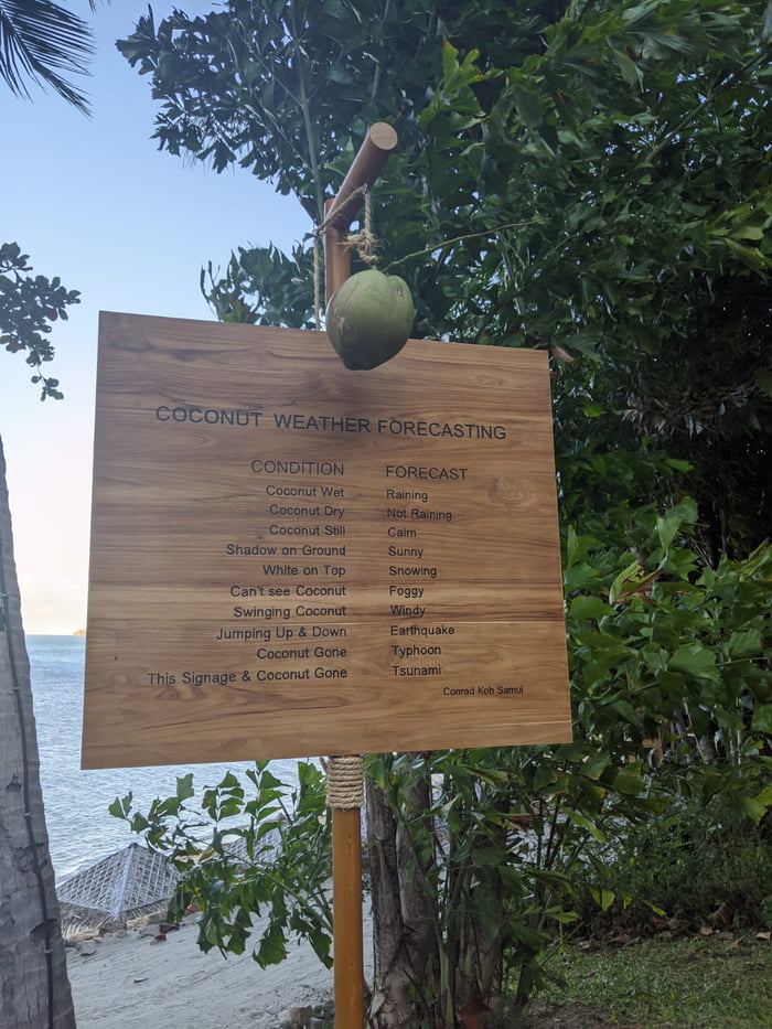 Coconut Weather Forecasting - 9GAG