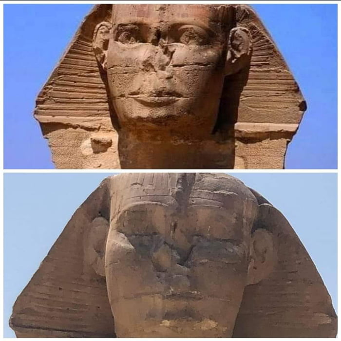 The Great Sphinx of Giza was awake whole these 7000 years now he just ...