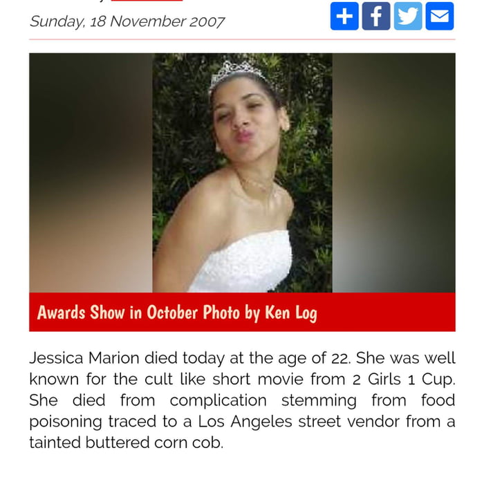 I felt bad she had to go thru that and then died. People make criticism ...