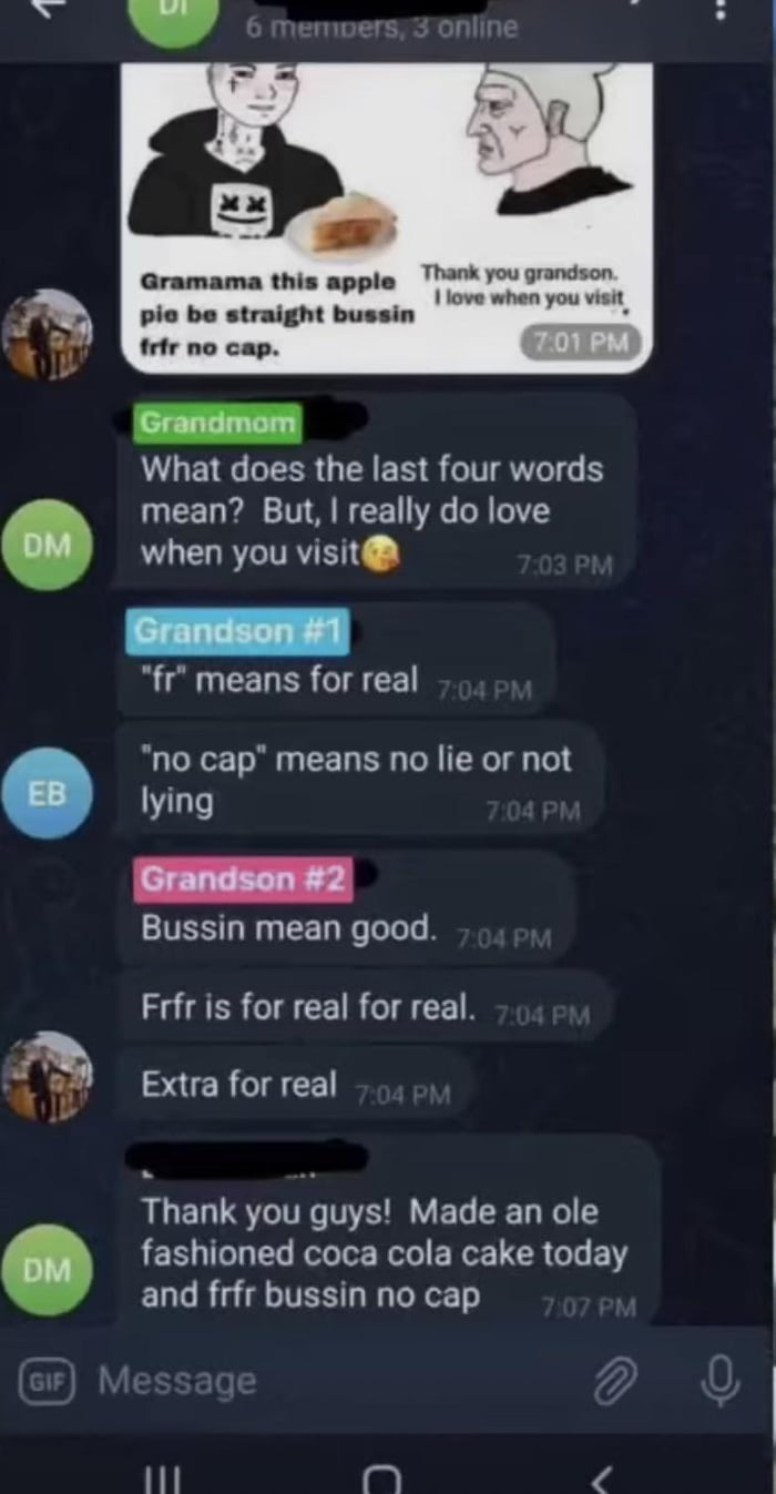 This meme is bussin frfr no cap - 9GAG