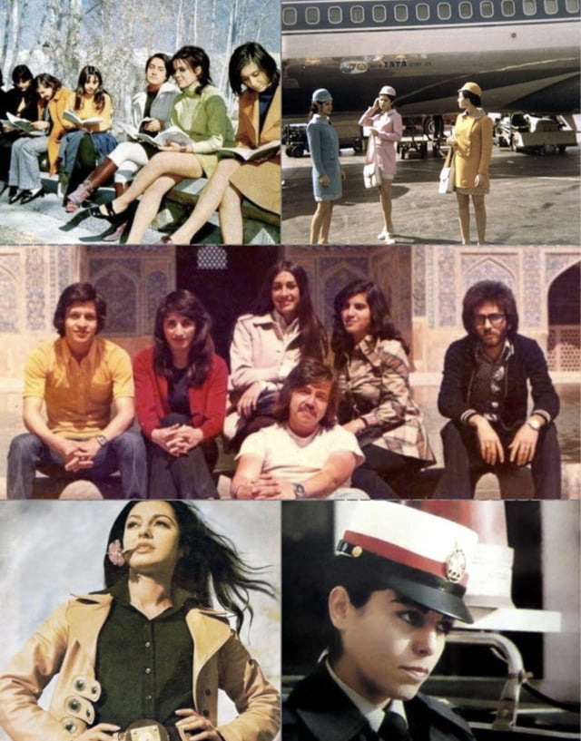 Iran in the 70s. Everyone deserves freedom!! - 9GAG