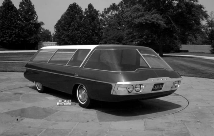 The Ford Unitron, designed at the Ford Styling Center in late 1960, was ...