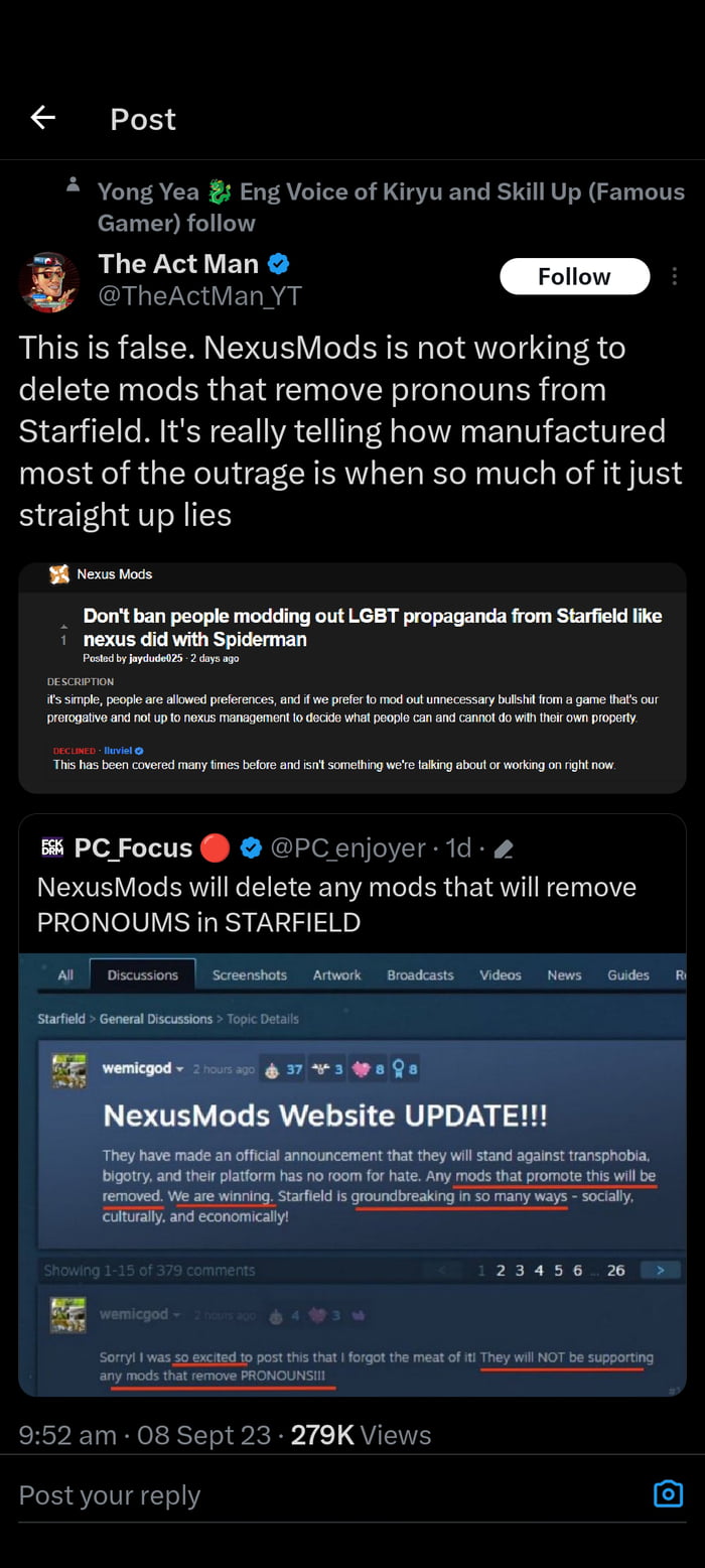 Apparently Nexusmods hasn't ban those types of mods(yet) - 9GAG