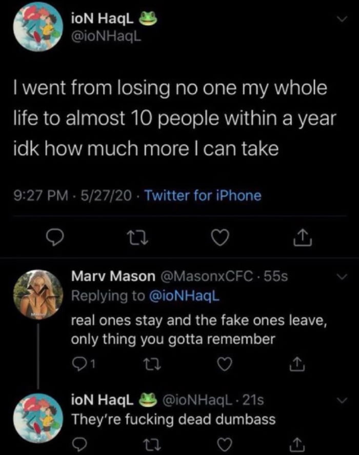 Losing people - 9GAG