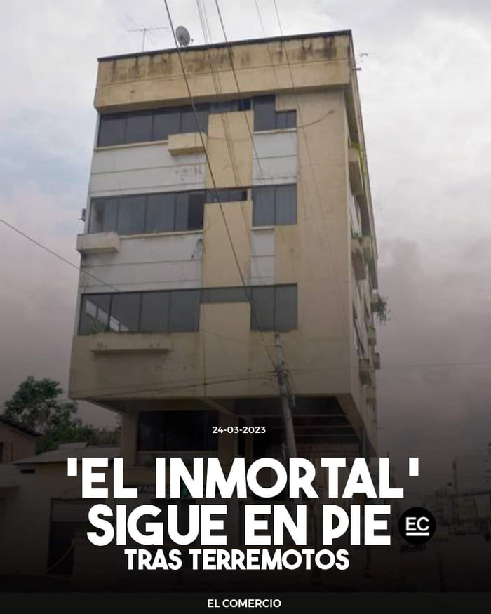 This building in Ecuador is nicknamed the immortal. Despite its ...