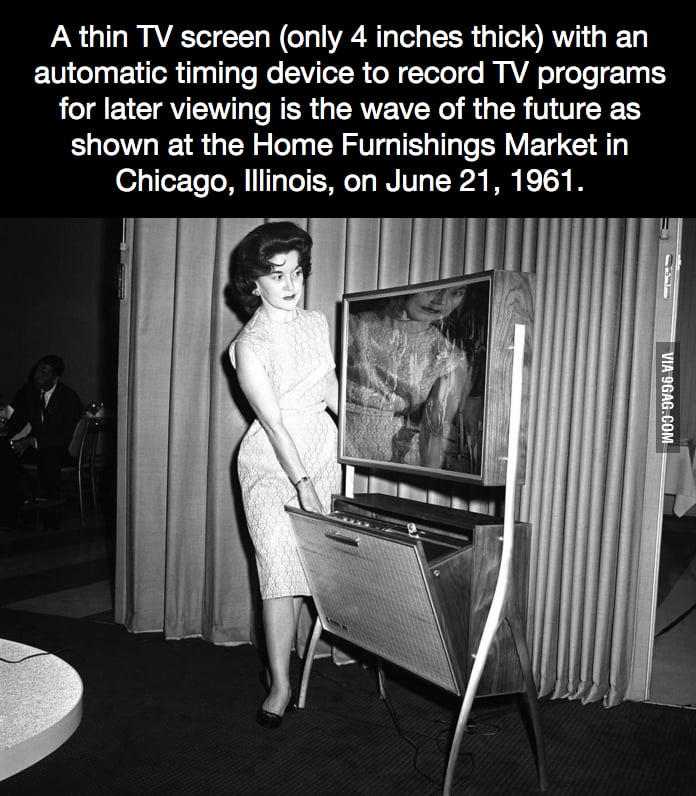 A thin TV screen, 1961 - 9GAG
