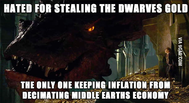 Misunderstood Smaug - 9GAG