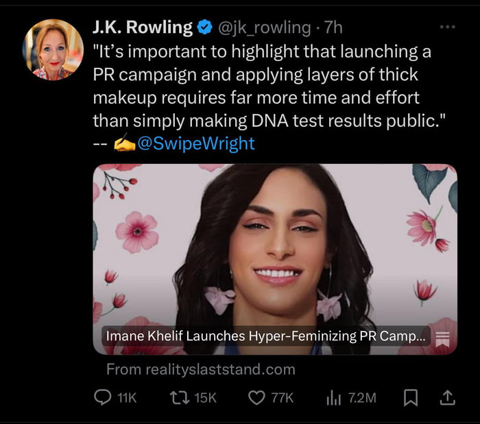 J.K. Rowling first tweet in weeks… - 9GAG