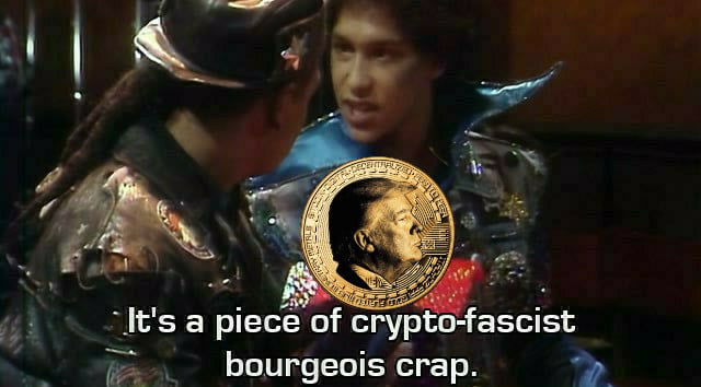 Red Dwarf predicted Trump's meme coin - 9GAG