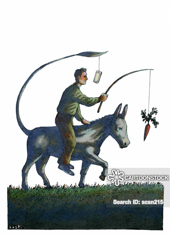 Donkey and carrot.. updated version - 9GAG