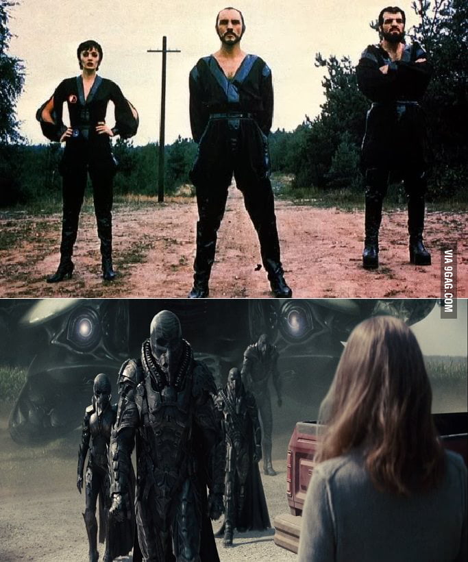 General Zod and his friends then and now - 9GAG