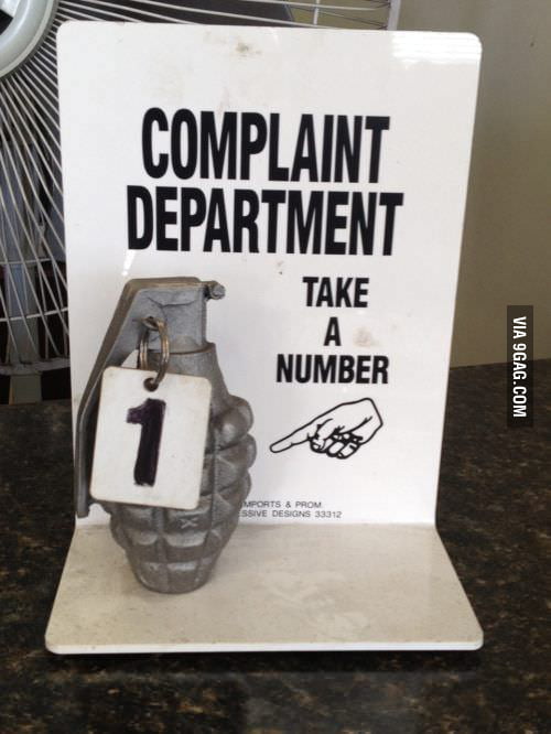 Take a number - 9GAG