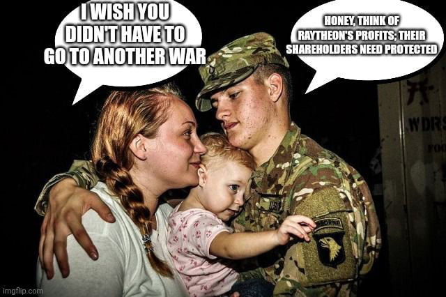 We just protect Raytheon.... I mean Ukraine, at all costs! - 9GAG