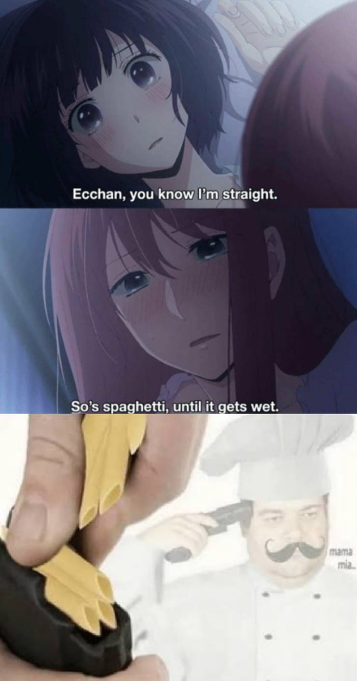 Straight until it gets wet - 9GAG