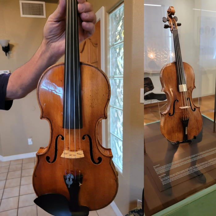 Some of the world's most expensive instruments. The one on the left is ...