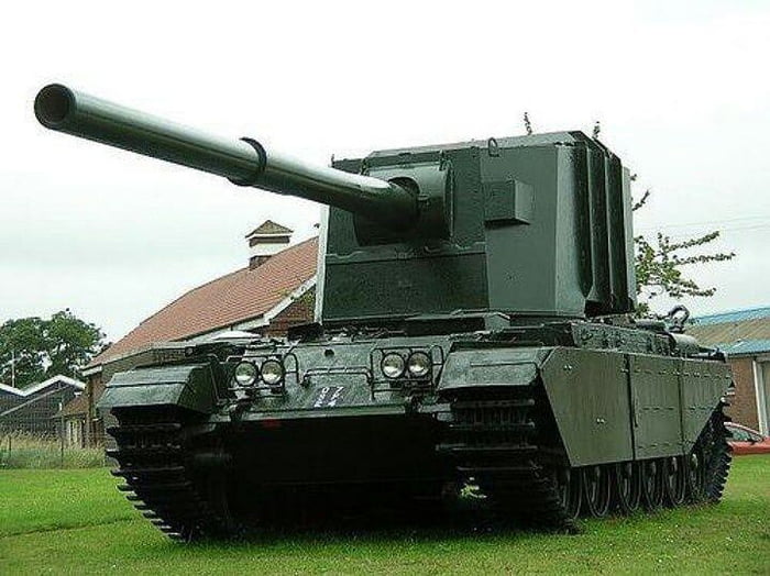 Fv4005 stage 2 prototype armed with the 183mm l4 gun capable of ...