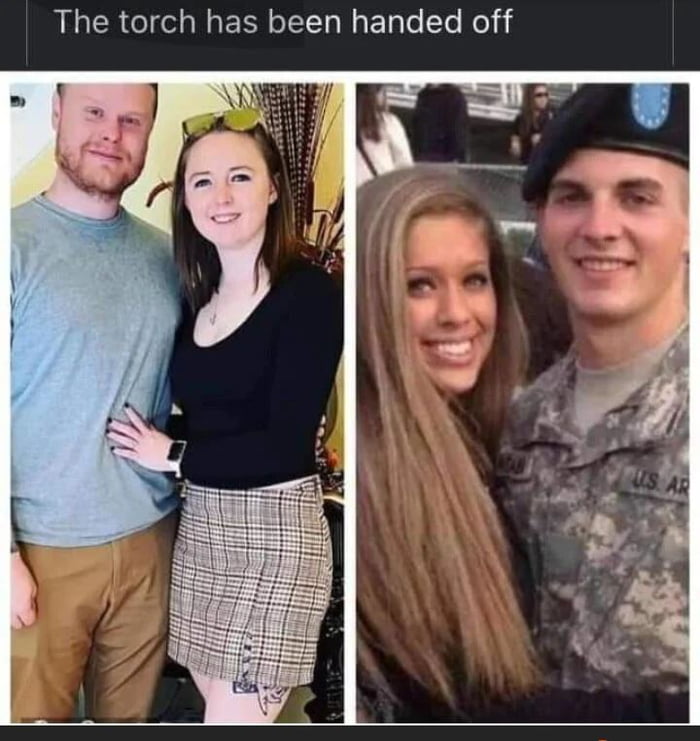 Passing the torch. - 9GAG