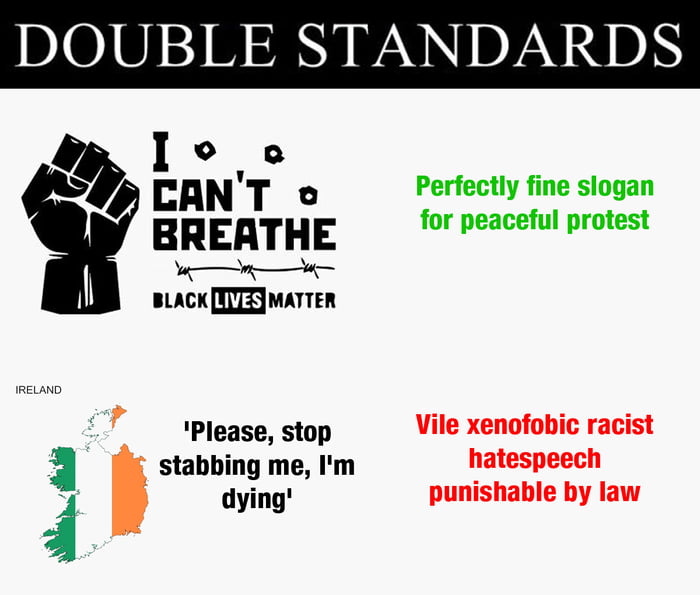 Double standards are essential in a system based on omission, lies and ...