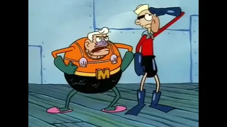 Mermaidman And Barnacleboy Invisible Boat Mobile