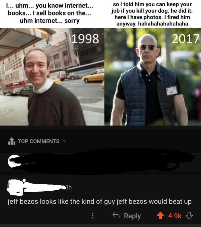 Jeff Bezos Vs Buff Bezos - 9GAG