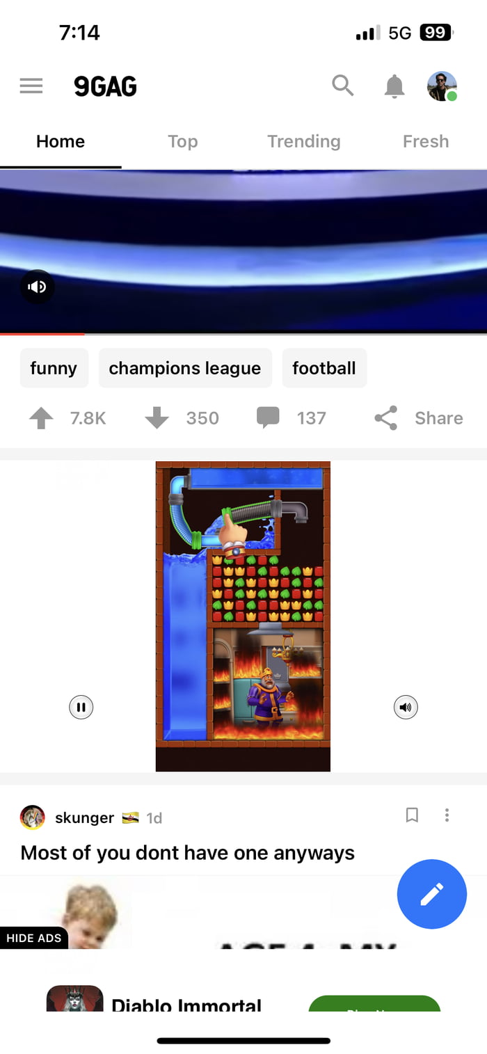 This f**king advert is almost enough to make me pay for 9GAG. - 9GAG