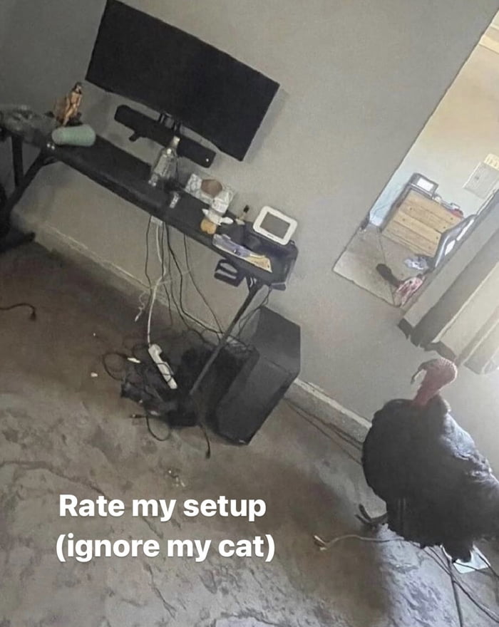 Awful cable management. - 9GAG