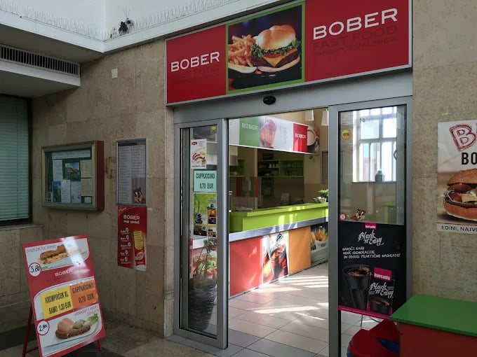 This is Bober fast food in my town, Maribor, Slovenia. For all my bober ...