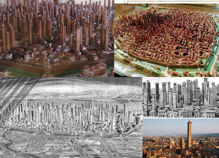Italy, Bologna in the 12th century had 180 "skyscrapers" like today's ...