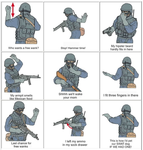 Best Funny swat Memes - 9GAG