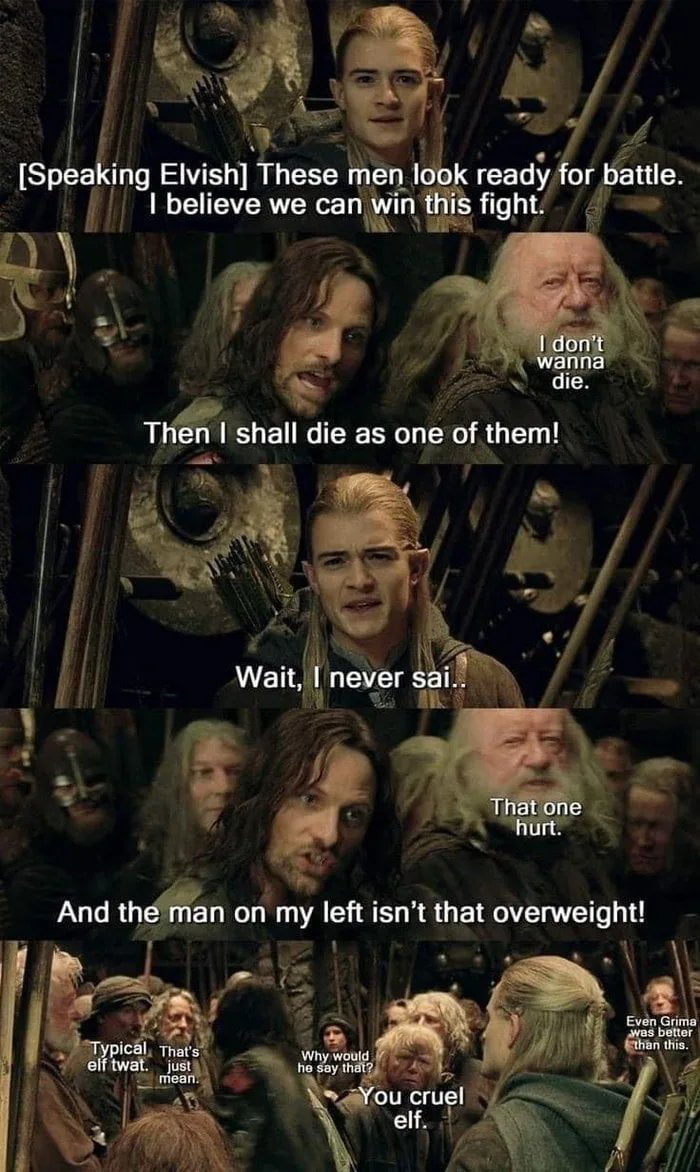 Bring lotr meme back. - 9GAG