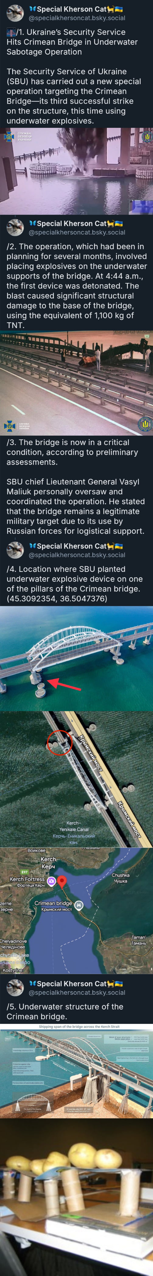 Your defense is terrified, Kerch bridge on fire: a summary - 9GAG