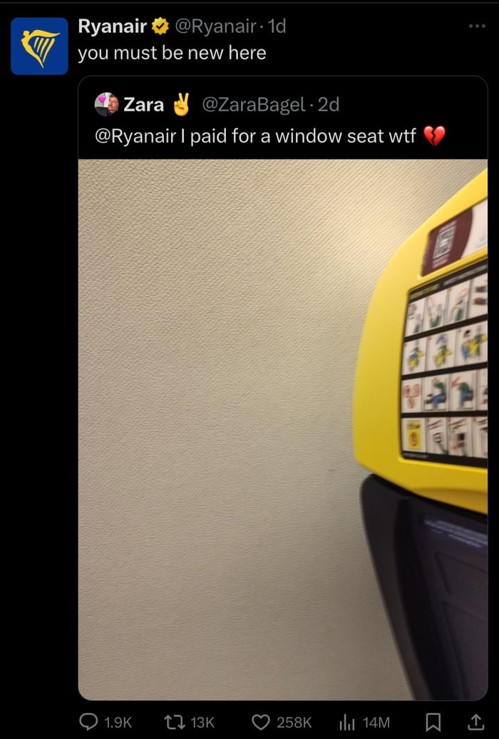 Ryanair has no chill - 9GAG