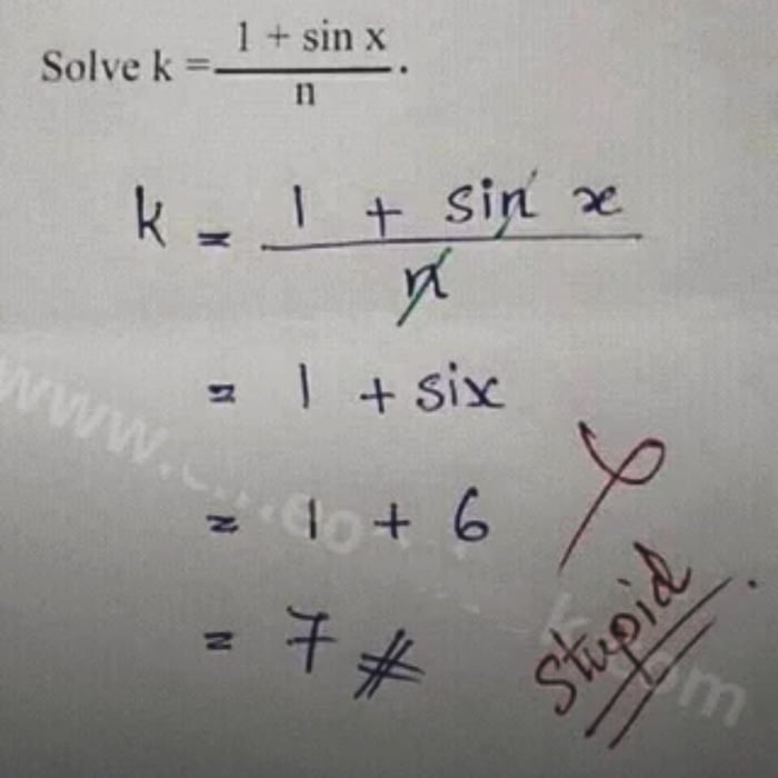 Lil' maths joke - 9GAG