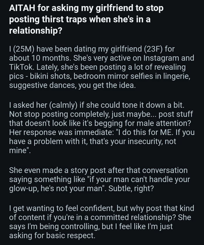 It’s genuinely sad that this is a common trait women have - 9GAG