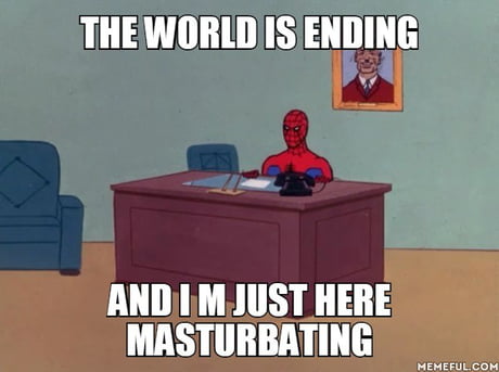 Spiderman Fapping Meme