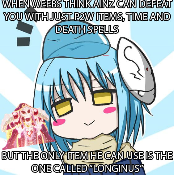 Anime Ainz Stomp | LN Rimuru = Speed blitz whole Overlord verse. - 9GAG