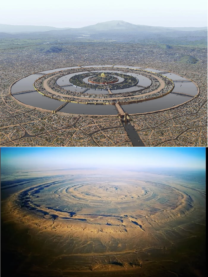 Eye of Sahara and Atlantis - 9GAG