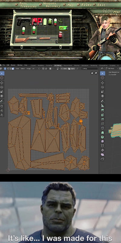 Best Funny uv unwrapping Memes - 9GAG