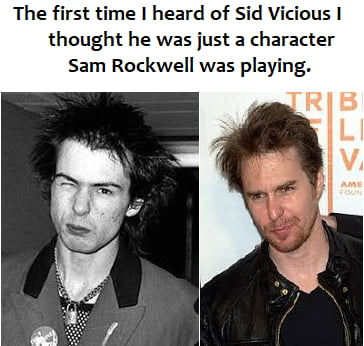 Sid Rockwell / Sam Vicious - 9GAG