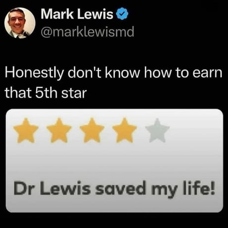 Dr Lewis, what more do you want from me - 9GAG