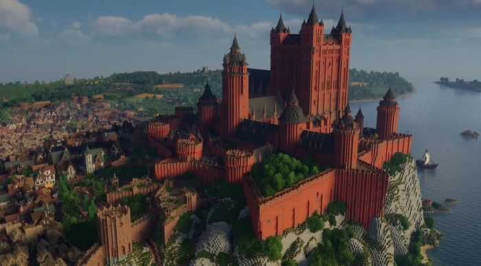 Kings Landing in Game of Thrones in Minecraft - 9GAG