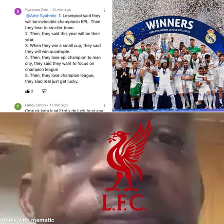 Liverpool Defeat Memes