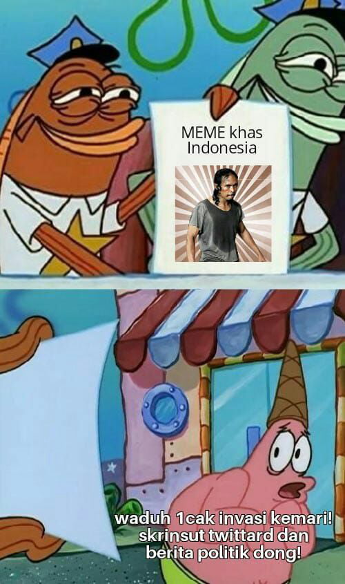 Liat meme aja kok pada ketar ketir gtu sih? Jadi humor menurut kalian ...