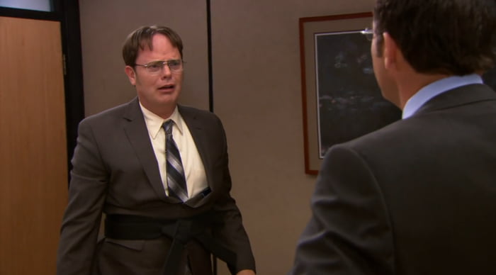 The best moment Dwight got promoted into a manager. Nothing is ...