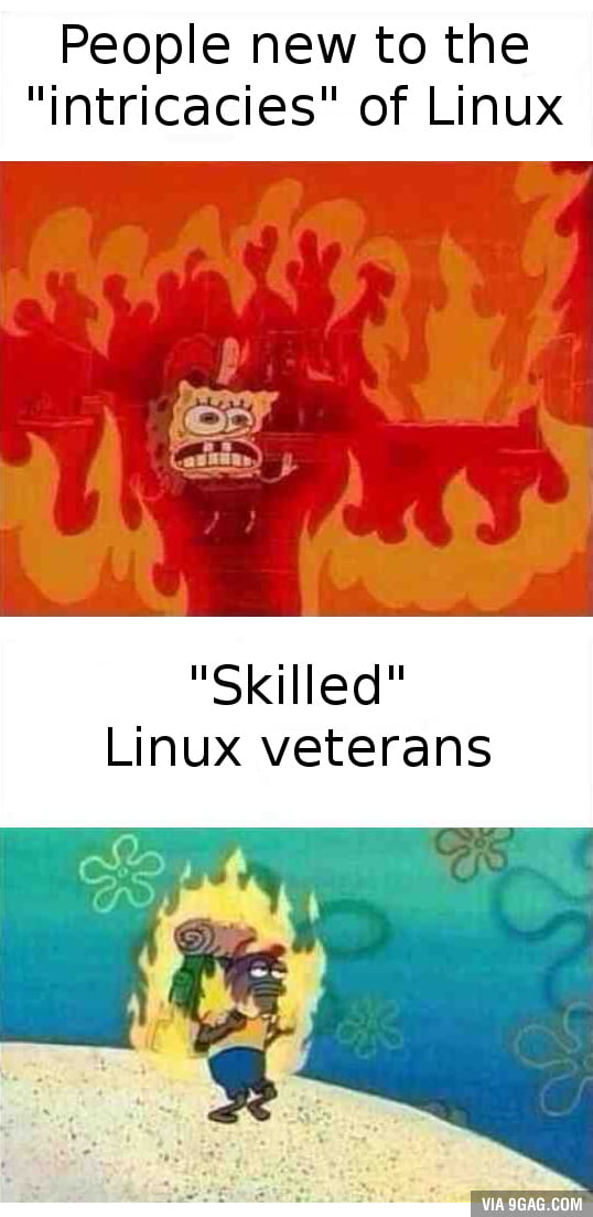 Skilled Linux Veterans - 9GAG