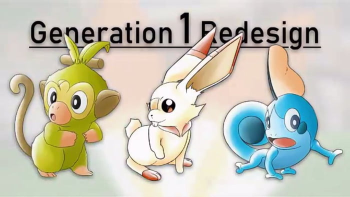 Pokemon Sword/Shield starters reimagined using the more animal-like ...
