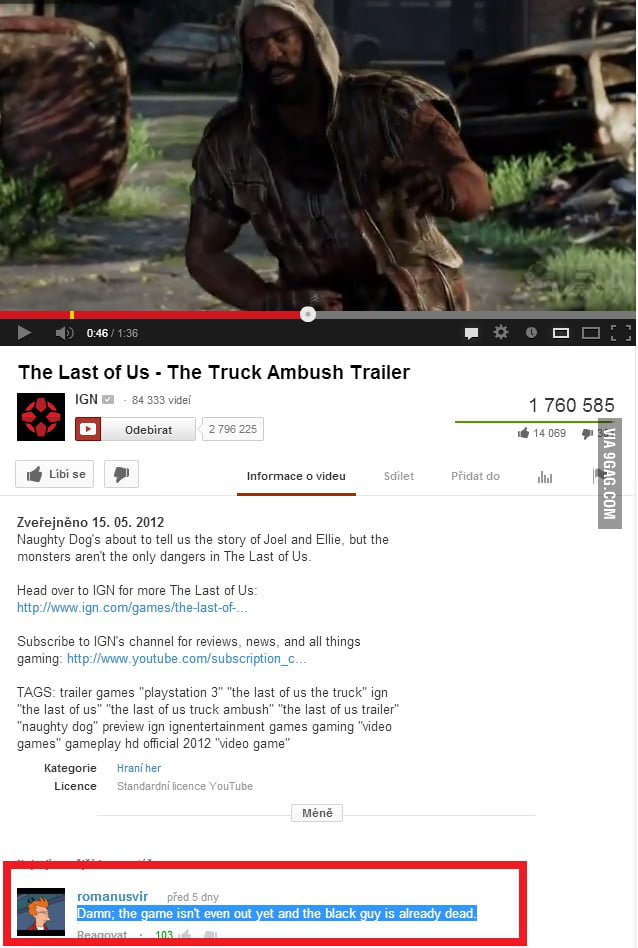 Fate of every black guy in zombie game/film... Right? - 9GAG