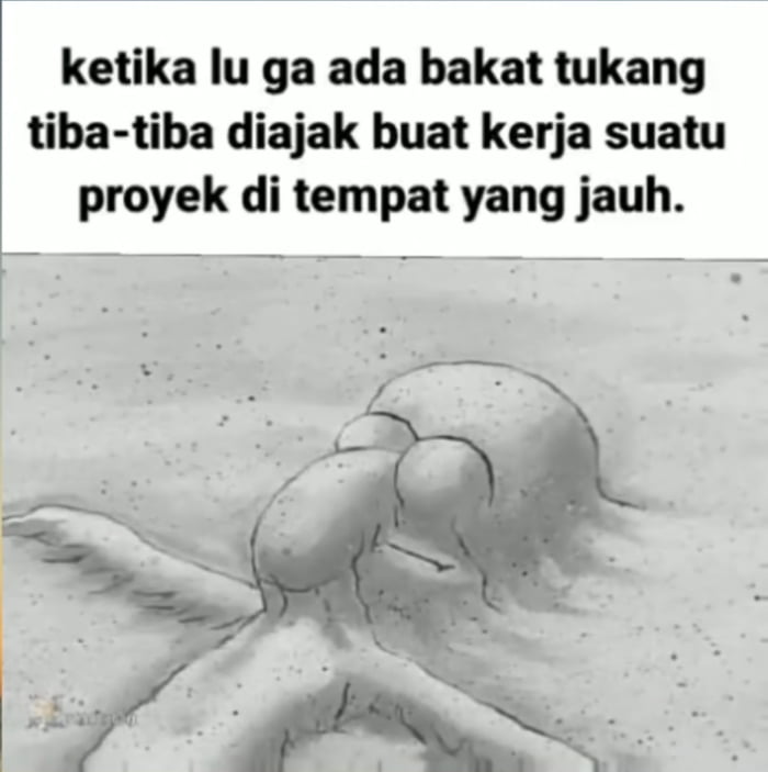 Jadi tumbal proyek - 9GAG